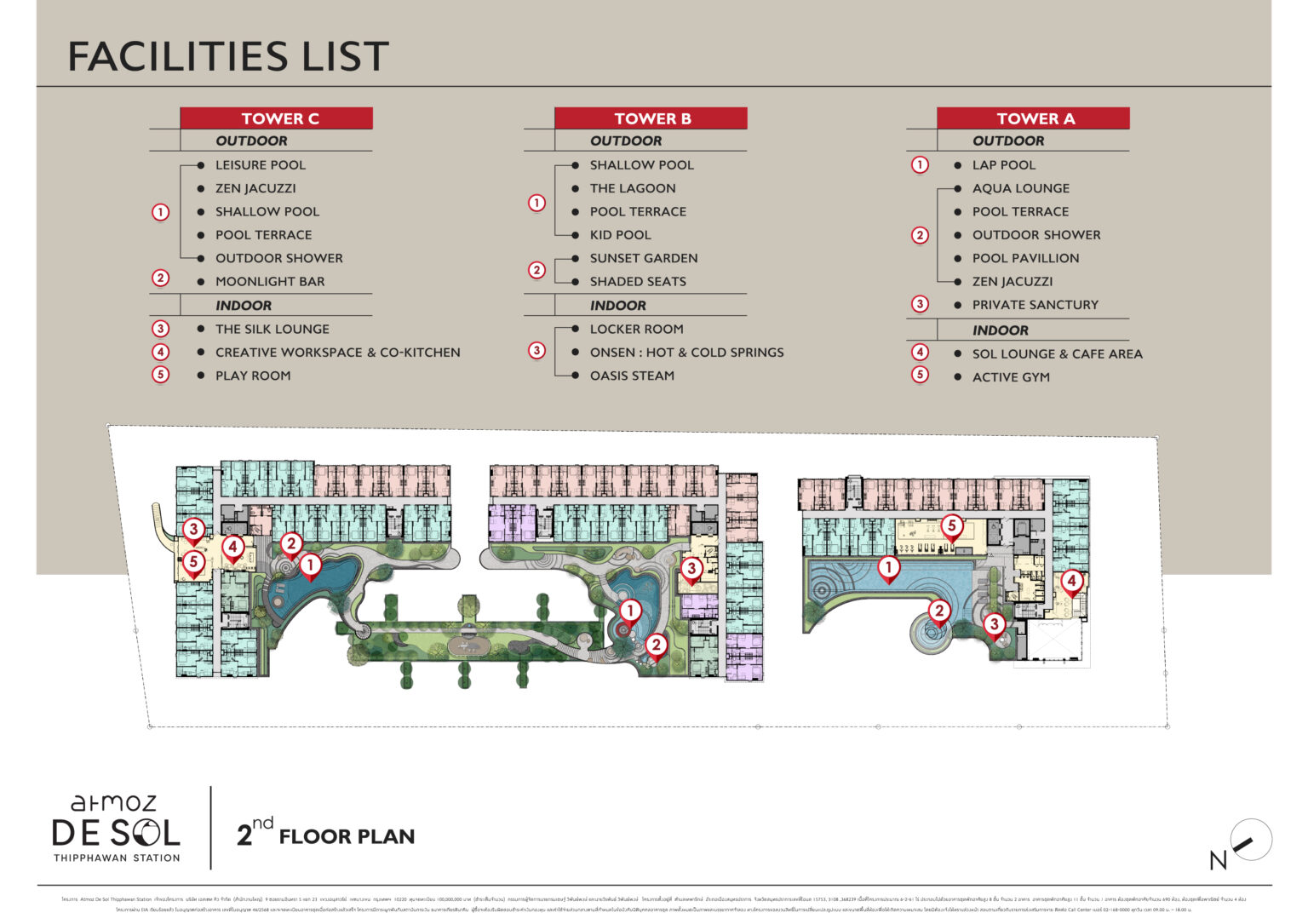 ATMOZ DE SOL คอนโดใหม่! ติดรถไฟฟ้า 0 ม. เริ่ม 1.69 ลบ.*